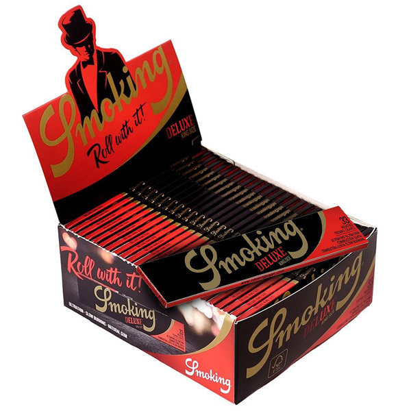 Papel de fumar Smoking King Size Deluxe 50 librillos